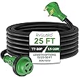 Amazon.com: RVGUARD 30 Amp 25 Foot RV Power Extension Cord, Heavy Duty STW Cord with LED Power ...