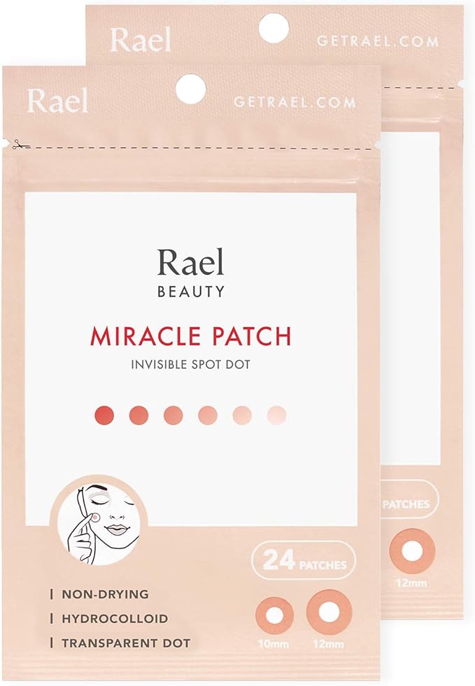 Rael Acne Pimple Healing Patch - Absorbing Cover, Invisible, Blemish ...