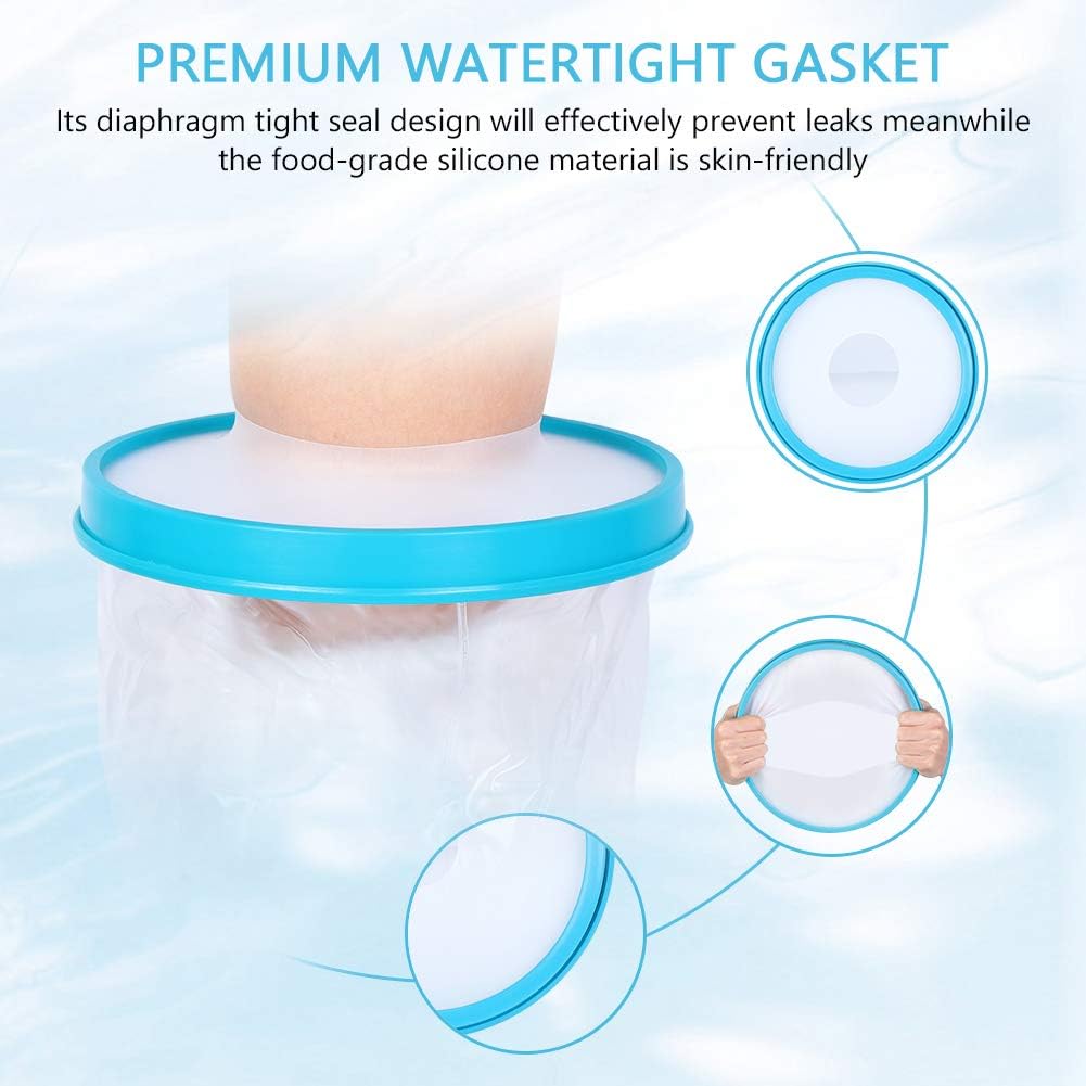 Waterproof Leg Cast Cover for Adult, Reusable Cast Dressing Protector ...