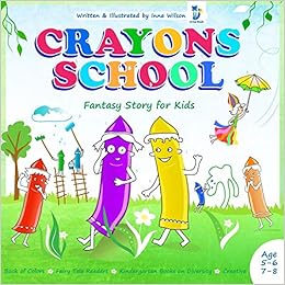 Crayons School - Book of Colors, Fairy Tale Readers: Kindergarten Books ...
