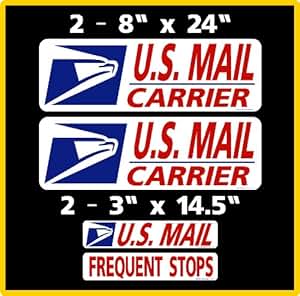 Amazon.com: U.S. Mail Delivery Magnetic Sign Rural Carrier Magnet USPS ...