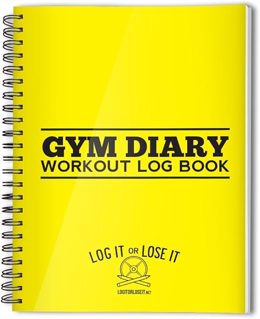 Gym Diary - A pocket sized workout log book … (Yellow): Amazon.co.uk ...