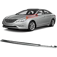 Amazon.com: LABLT Front Fender Garnish Chrome Molding Trim Right ...