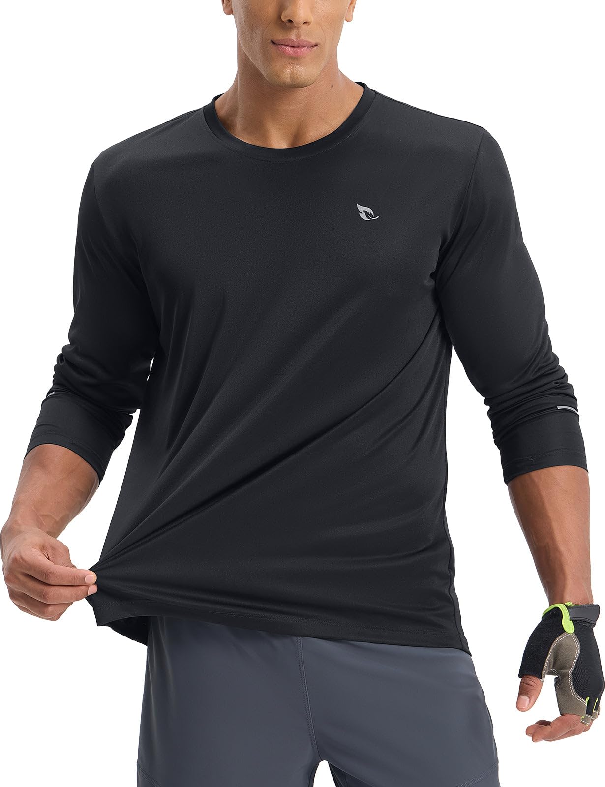 baleaf Men's Mountain Bike Shirts Long Sleeve Loose-fit Cycling Jersey ...