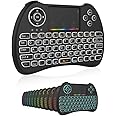 Amazon.com: Mini Wireless Keyboard,H9 Mini Keyboard with Touchpad ...