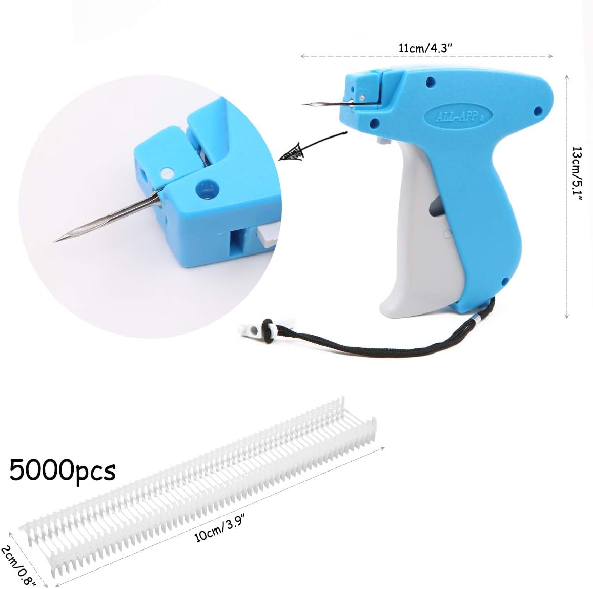 Tagging Gun,Standard Price/Label Tag Gun with 5000 Plastic Pin for ...