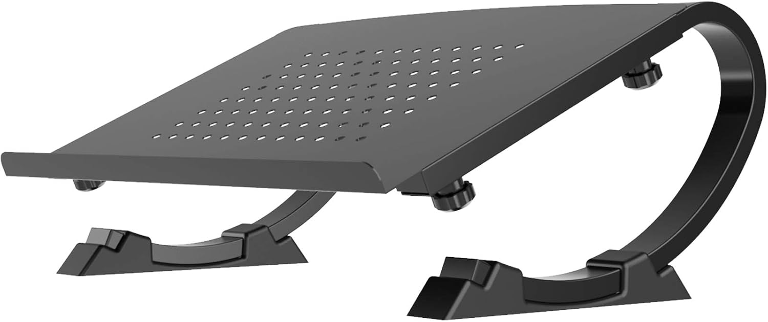 BONTEC Adjustable Curve Laptop Stand Notebook Riser MacBook Holder ...