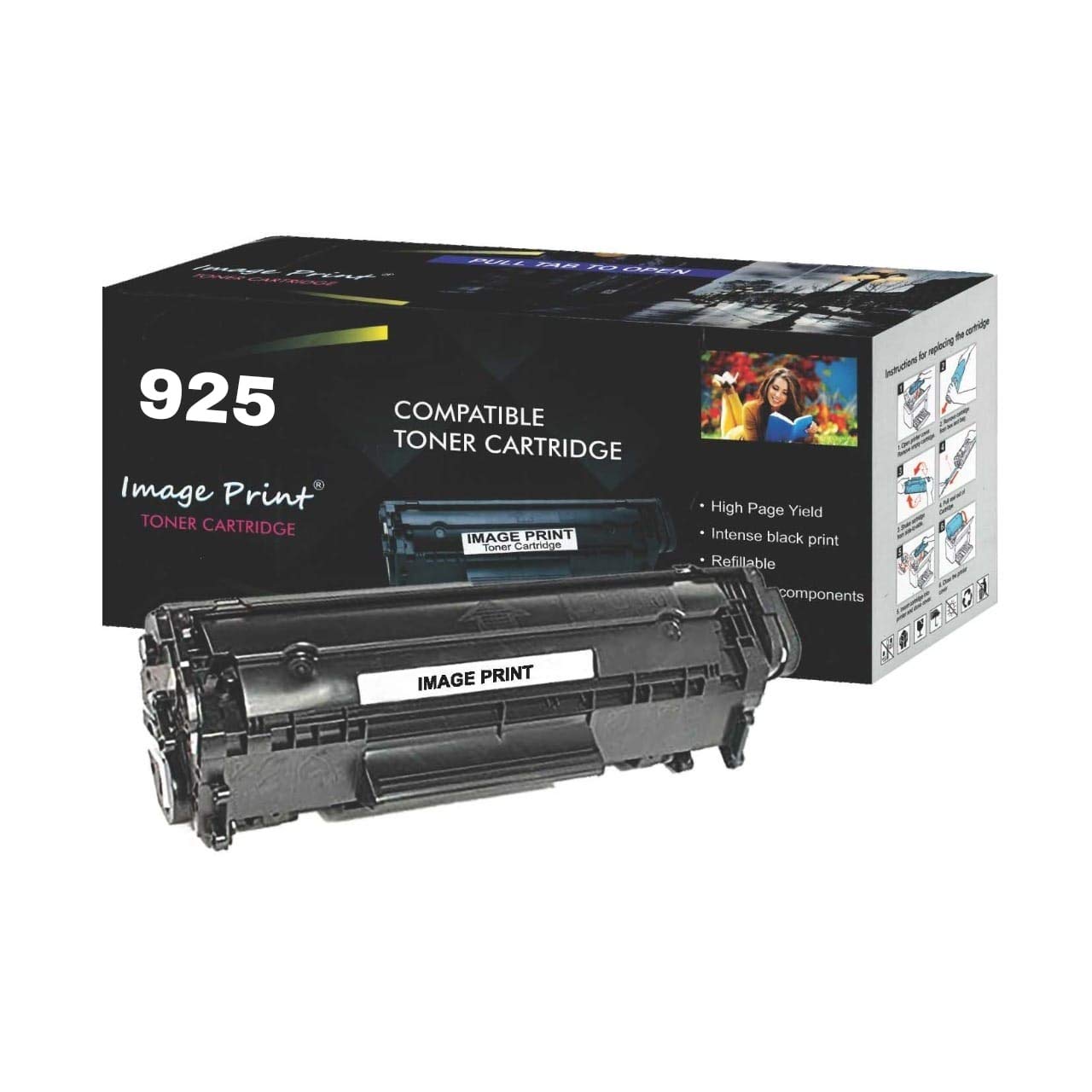 Image print Canon 925 Single Colour Black Toner: Amazon.in: Electronics