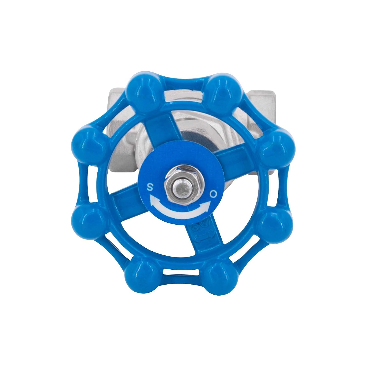 1″ Shut-off valve made of stainless steel Butterfly valve with metal ...