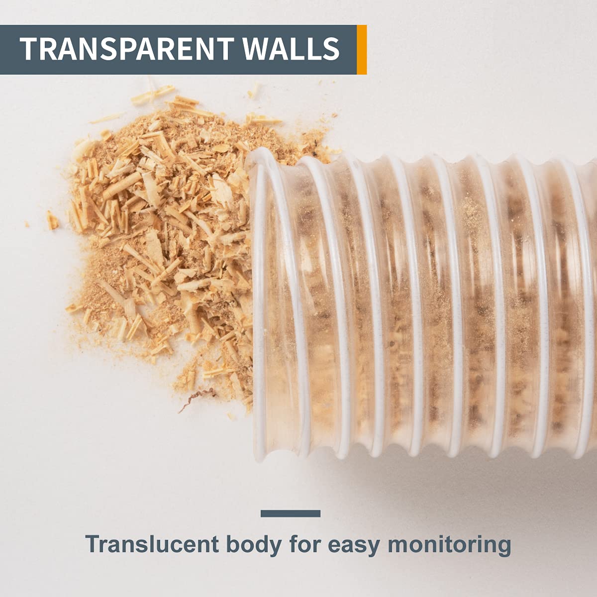 Mua POWERTEC 4" x 20' Dust Collection Hose, 4 Inch Dust Collector Hose ...