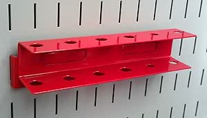 Amazon.com: Wall Control Pegboard Screwdriver Holder Bracket Slotted ...