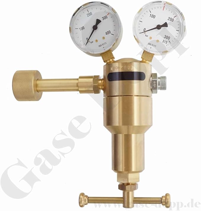 Argon / CO2 / Helium Druckminderer 300 bar Arbeitsdruck stufenlos ...