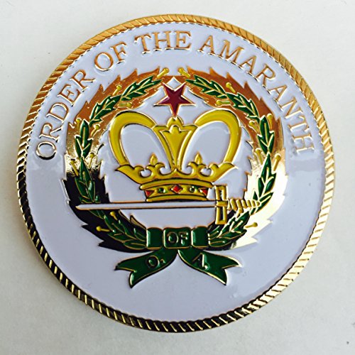 2" Mini Small Masonic Order of the Amaranth motorcycle Compact Auto Car ...