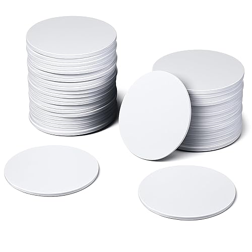 NFC Cards, 50 Pcs Blank Coins Rewritable NFC Tags NTAG215 PVC Card ...