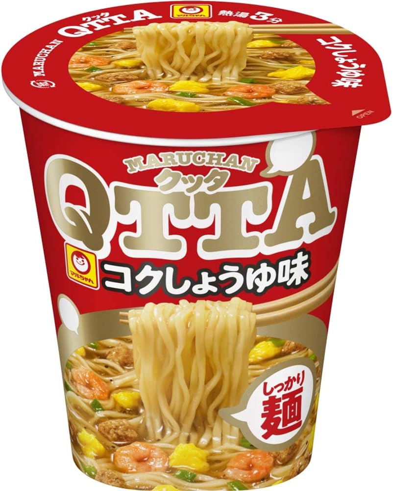 Amazon | MARUCHAN QTTA コクしょうゆ味 78g ×12個 | QTTA(クッタ) | ラーメン 通販