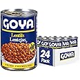 Amazon.com : Goya Foods Lentils, 15.5 Ounce (Pack of 24) : Grocery ...