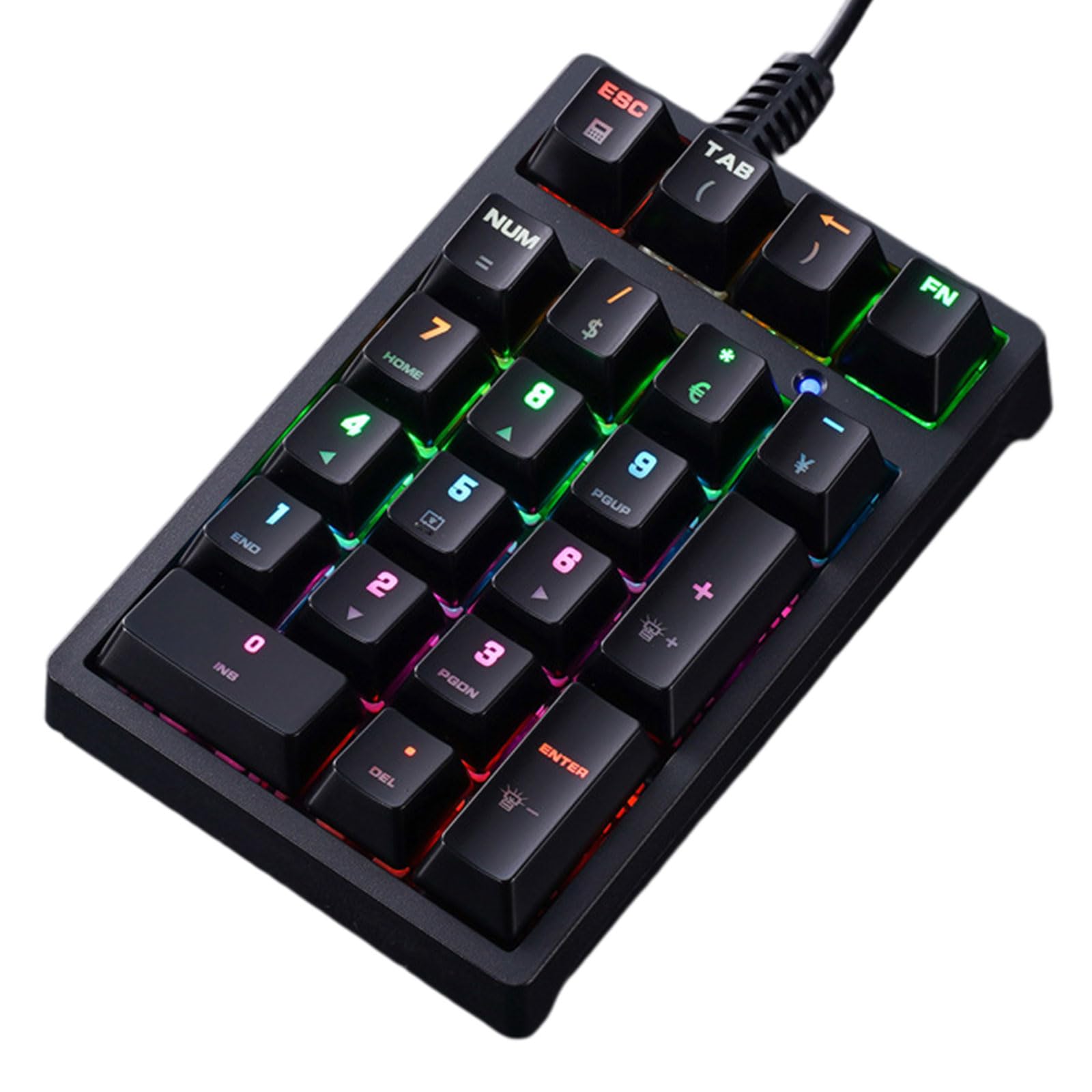 Mua BRIMFORD Numeric Keypad Mechanical Keyboard, Numeric Keypad, Blue Axis, USB Wired, For ...