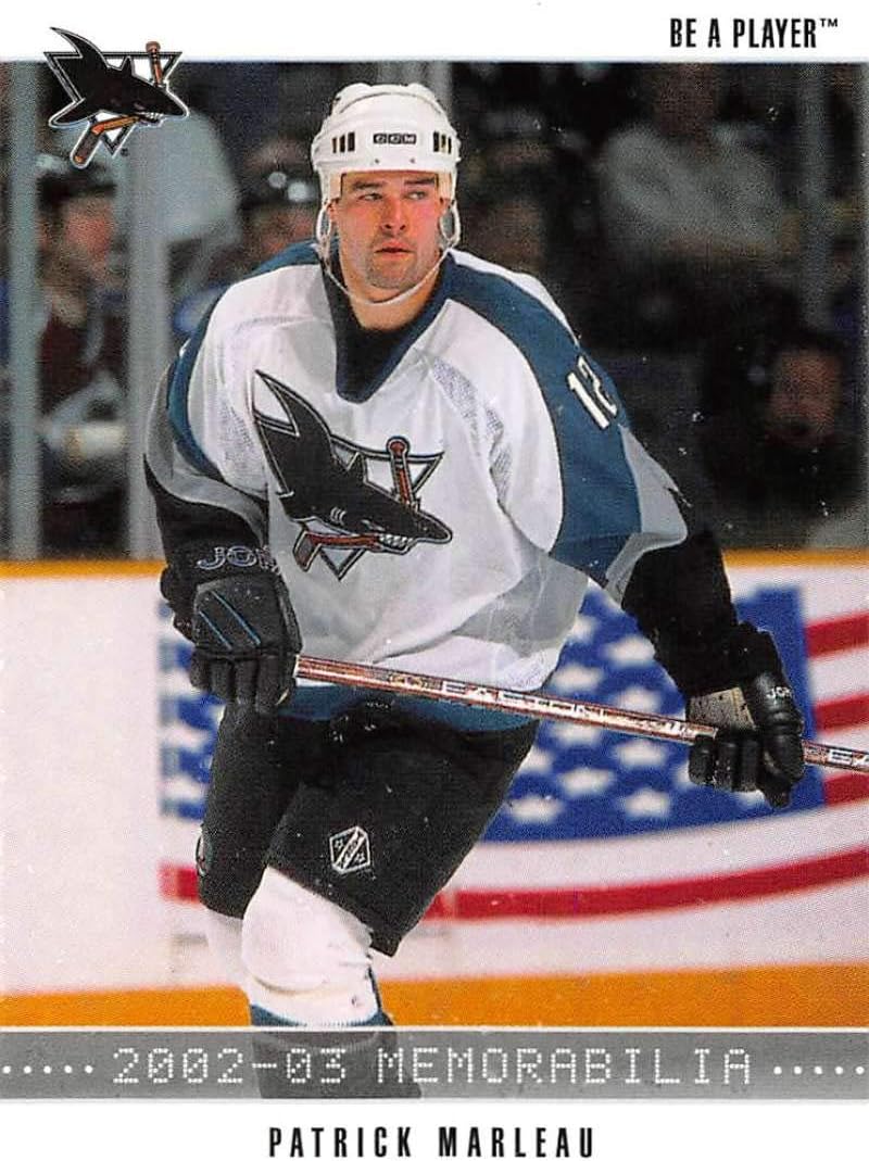 Amazon.com: 2002-03 Be A Player Memorabilia Hockey #105 Patrick Marleau ...