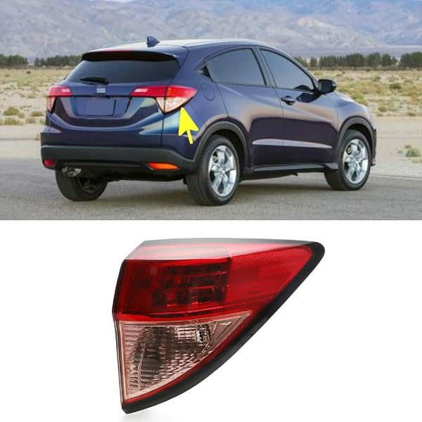 USテールライト HONDA HRV HR-V 2015~2018 SUV用RH RHS右手淡リアランプピンキー RH RHS Right ...
