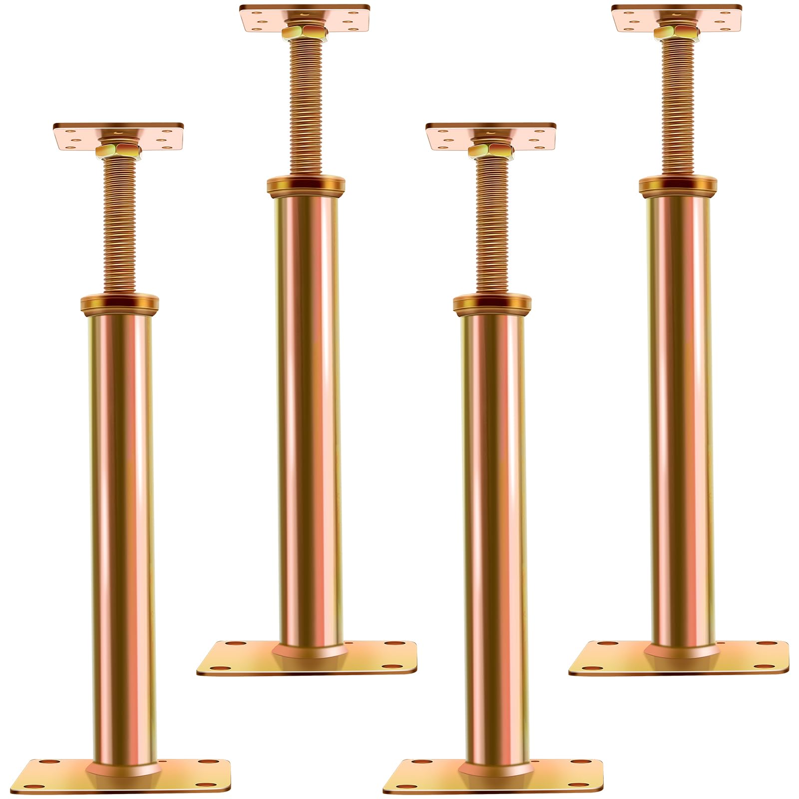 Mua Threlaco 4 Pcs Adjustable Floor Jack House Floor Jacks Post Pole ...