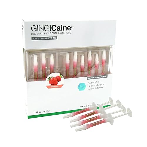 Prophy Magic Oral Anesthetic Gel in Syringe by GINGICaine, 1.2ml ...