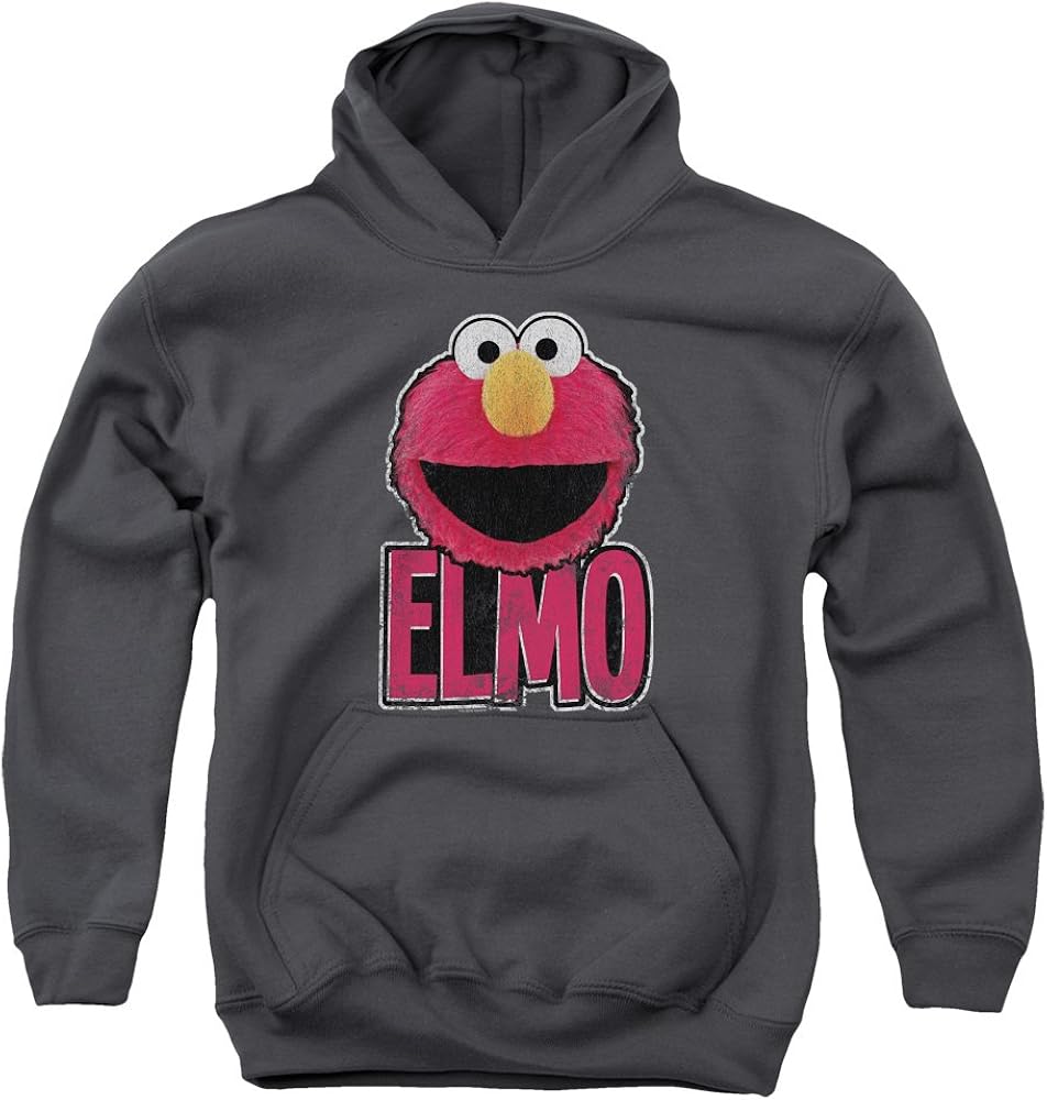 Amazon.com: A&E Designs Kids Elmo Hoodie Smile Youth Hoody: Clothing