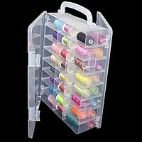 Amazon.com: 48 Grids Sewing Storage Box Double-Sided Storage Organizer ...