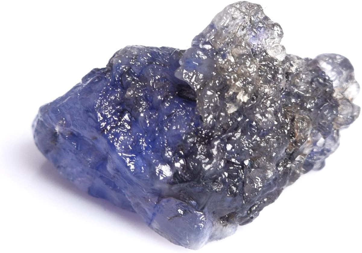 Gemhub Zertifizierter Blauer Saphir 18.10 Ct ungeschliffener Saphir ...