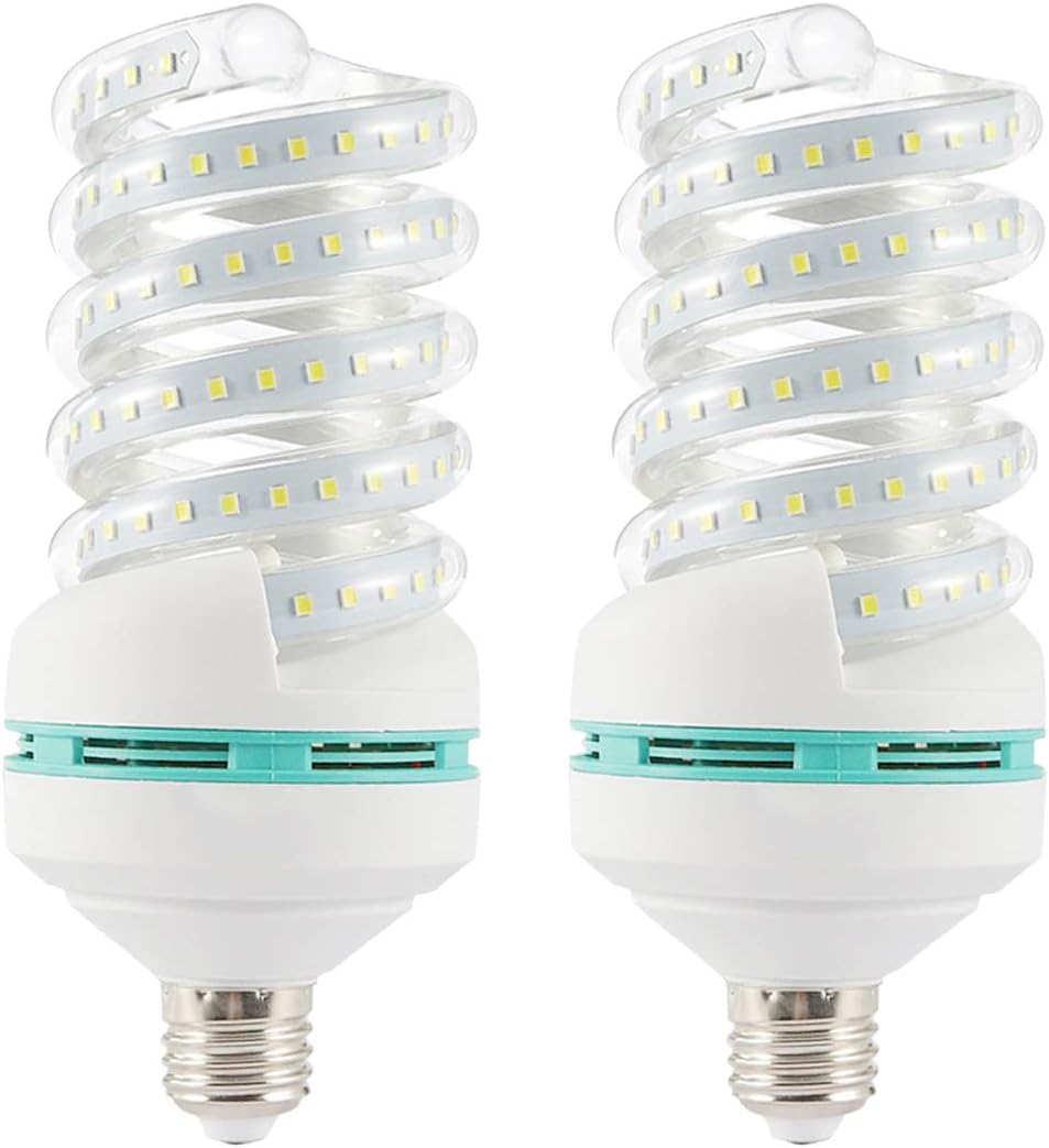 Spiral LED Light Bulb, 200W Equivalent LED Bulb, 24W CFL Replacement ...