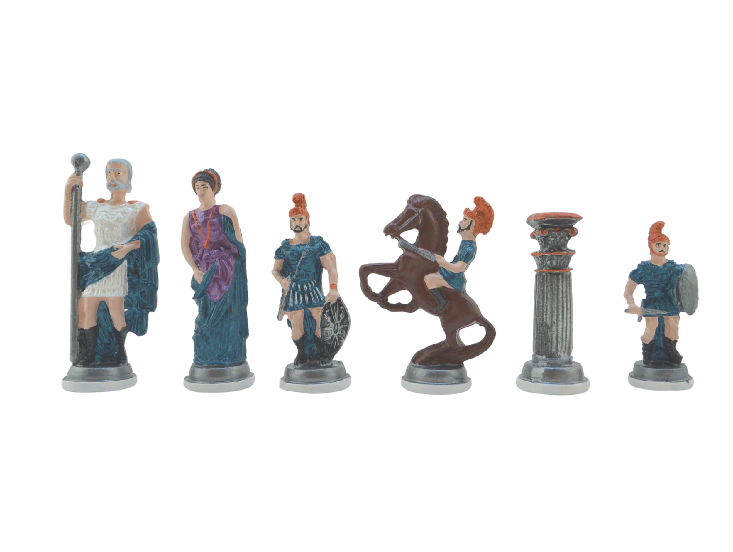Mua Metal Chess Set,Historical Rome Figures,Handmade Painted Chess ...