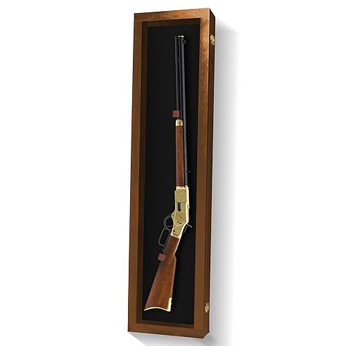 PENNZONI Gun Display Case - Lockable Rifle Display Case - Gun Cabinets ...