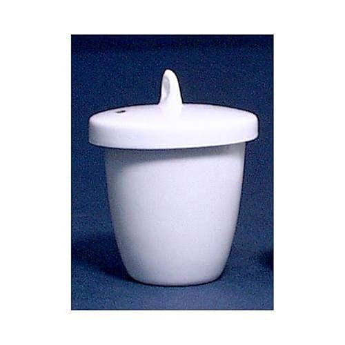GSC CLF-15-20, Porcelain Crucible with Lid, Low Form, 15ml Capacity ...