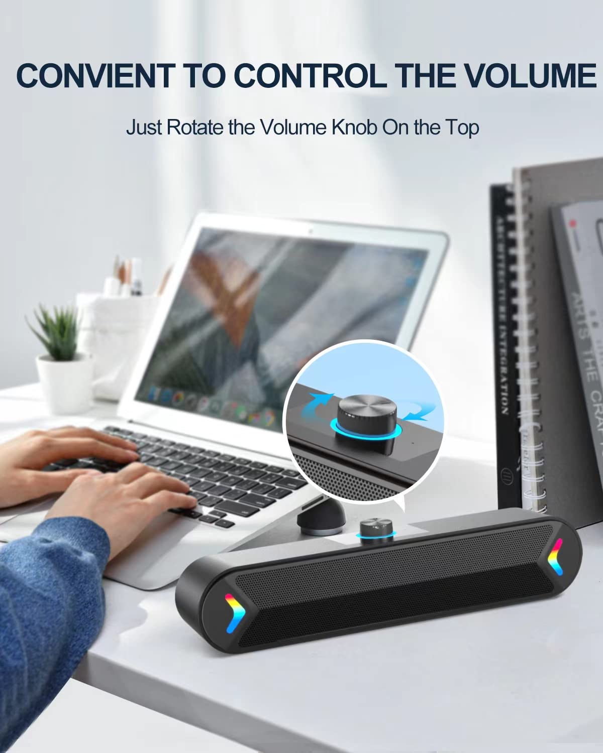 Mua LENRUE Computer Speakers,Wired USB-Powered Sound-bar with 10W ...