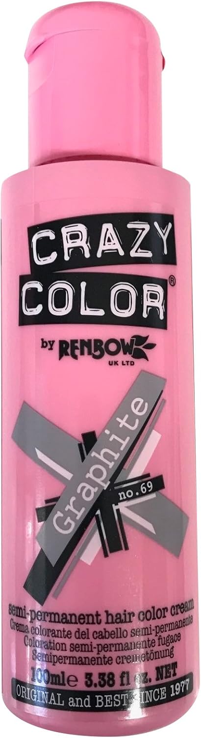 Crazy Color Hair Tint Number 69, Graphite 100 ml: Amazon.co.uk: Beauty