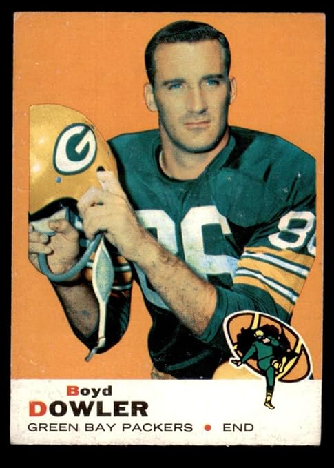 Amazon.com: 1969 Topps # 33 Boyd Dowler Green Bay Packers (Football ...