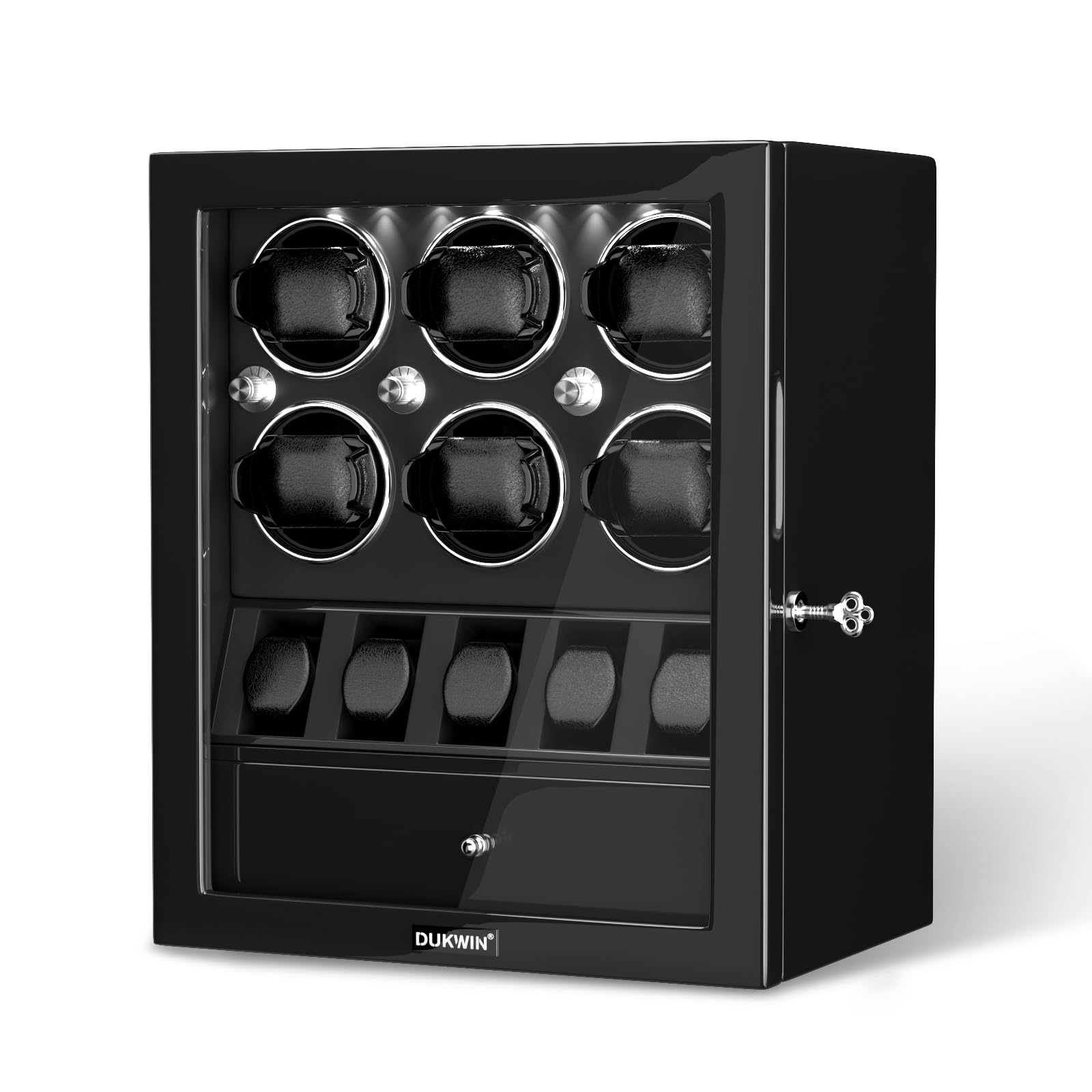 Mua DUKWIN Watch Winder for 4/6/8 Automatic Watches, Lockable Winders ...