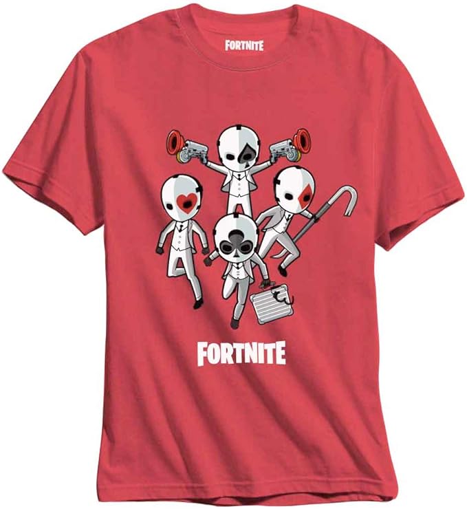 Epic Games Fortnite T-Shirts à Manches Courtes, Rouge (164/14 Ans ...