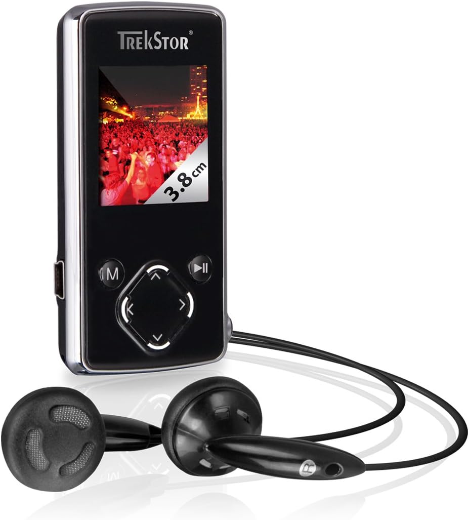 Trekstor i.Beat move S 2.0 MP3 Player 4 GB schwarz-silber: Amazon.de ...