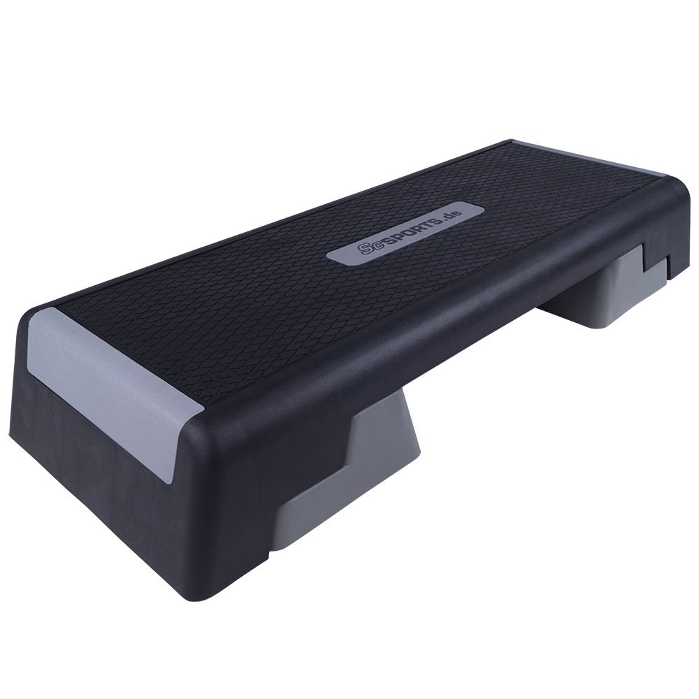 ScSPORTS Aerobic-Fitness-Steppbrett/Stepper/Stepbench, 2-Fach ...