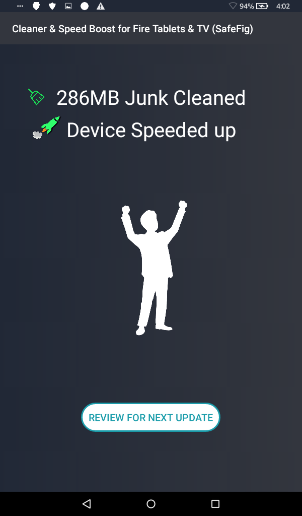 Amazon.com: Cleaner & Speed Boost for Fire Tablets & TV (SafeFig ...
