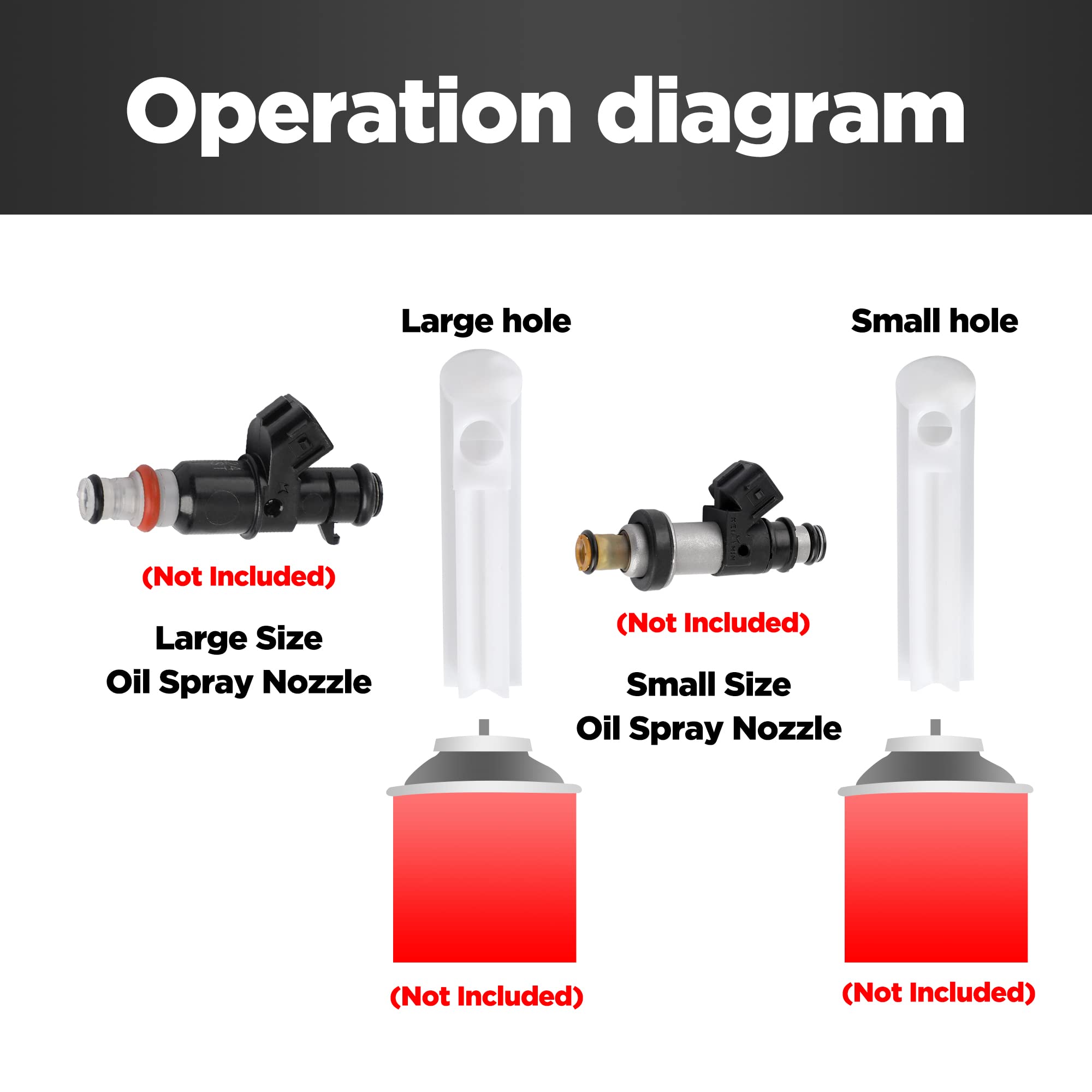 Mua Universal Car Fuel Injector Nozzle Flush Cleaner Adapter DIY ...