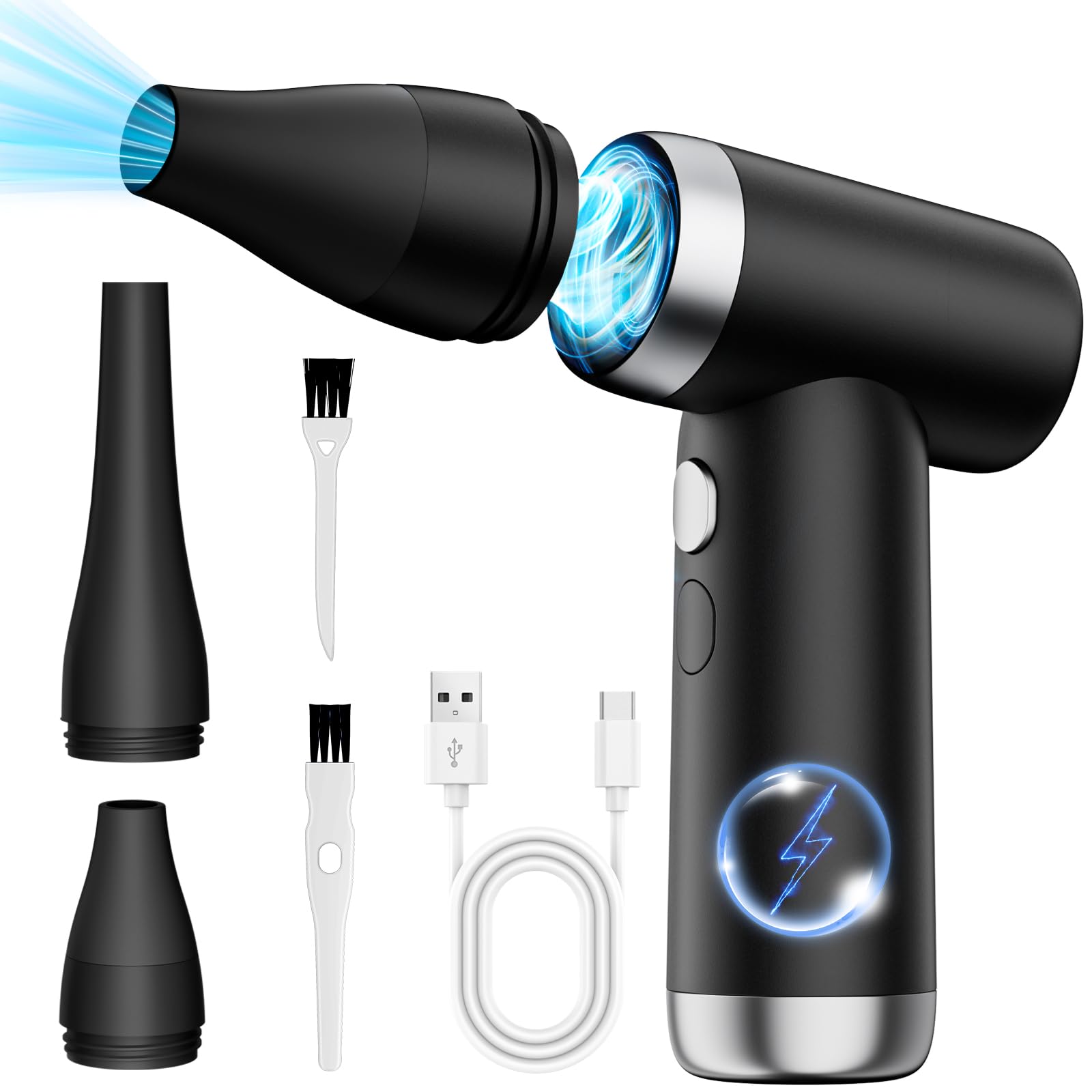 Mua Hagoogi Compressed Air Duster, 120000RPM Electric Air Duster, 4 ...