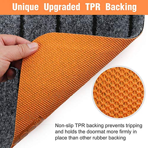 Door Mat Outside Inside With Non Slip Rubber Backing 2 Pack 17 X 30