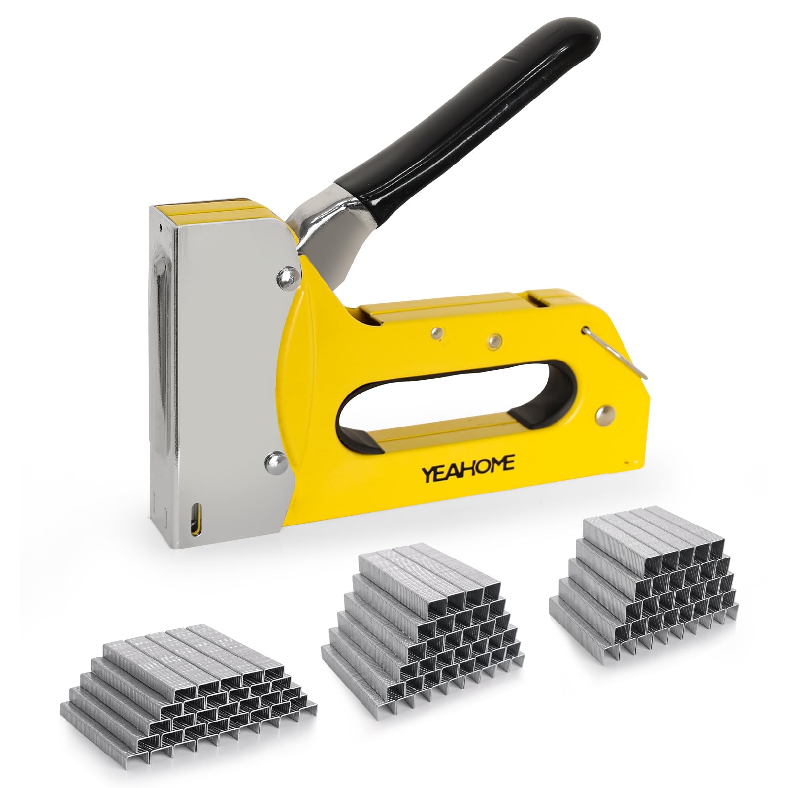 YEAHOME T50 Heavy Duty Staple Gun Kit, Upholstery Staple Gun with 6000 ...