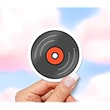 Amazon.com: Black & White 45 Adapter - Sticker / Decal (Vinyl Record ...