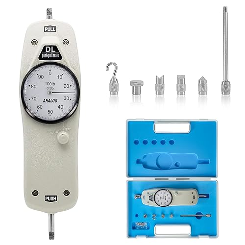 100lb Digital Force Gauge Push Pull Force Gauge Force Tester Meter with ...