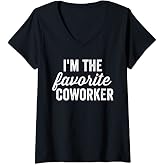 Amazon.com: I'm The Favorite Coworker Matching Employee Funny Work T ...