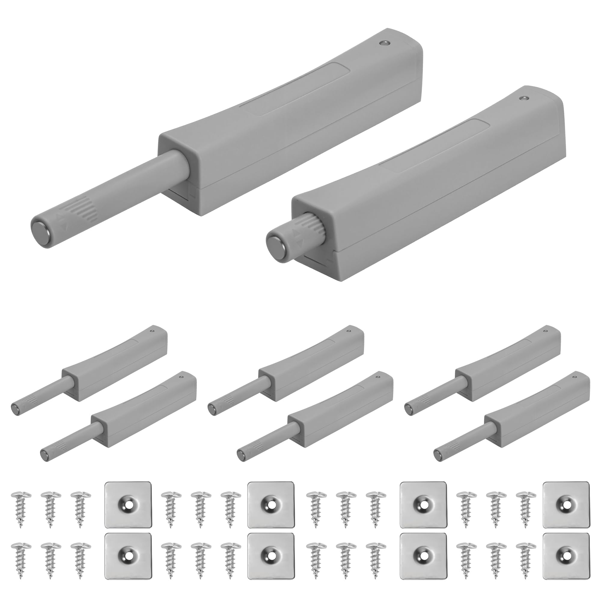 KOVOSCH 8 Pack Magnetic Push Latches, Push to Open Door Latch ...