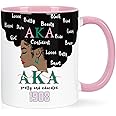 Amazon.com: Cabtnca Aka Sorority Gifts for Women, Aka Mug, Aka Gifts ...