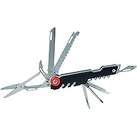 AceCamp 11-in-1 Compact Multi-Tool Pocket Knife, Blade, Saw, Scissors, Corkscrew, Nail File ...